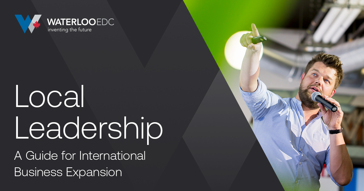 The Local Leadership Advantage - Waterloo EDC