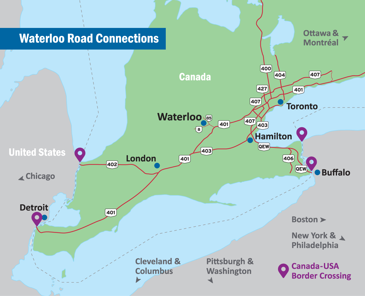 Road Map Of Southern Ontario